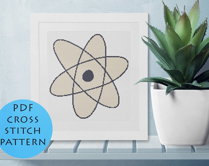 DNA Cross Stitch Pattern, Instant Download PDF, Nursery Decor, Modern ...