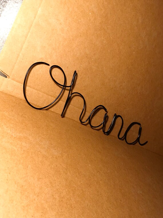 Handmade Wire 'ohana' Wall Sign Wall Art Wire Words | Etsy