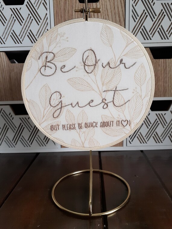 PDF Hand Embroidery Pattern Introvert Welcome Sign DIY - Etsy