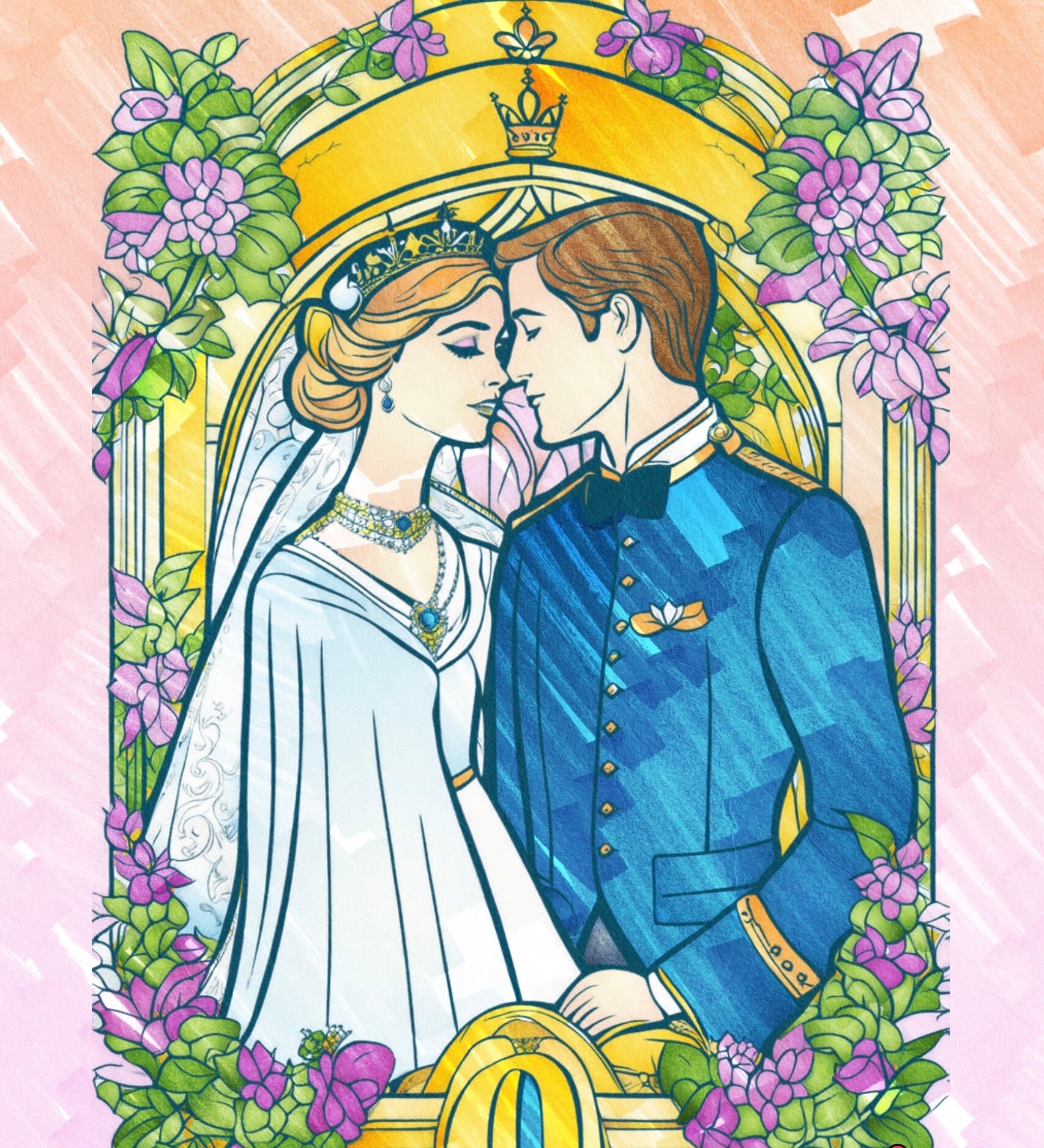 Coloring Book Premium the Royal Wedding 10 Instant Printables PDF for ...