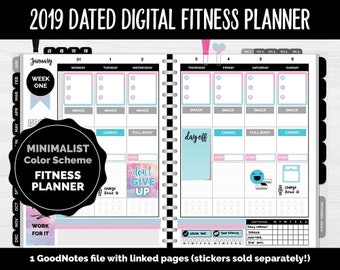 Fitness planner | Etsy