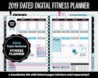 Fitness planner | Etsy