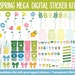 Spring MEGA Digital Sticker Bundle Goodnotes & iPad April - Etsy