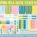 Spring MEGA Digital Sticker Bundle Goodnotes & iPad April - Etsy