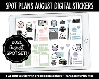 Spot Plans May Digital Stickers Goodnotes Ipad and Android | Etsy