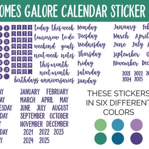 Gnomes Galore Calendar Essentials Digital Planner Stickers | Goodnotes ...