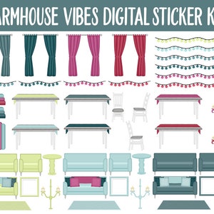 Farmhouse Vibes Digital Sticker Mega Bundle | iPad & Android | Blossom ...