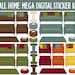 Fall Home Digital Planner Sticker Mega Kit Goodnotes, iPad and Android ...