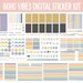 Boho Vibes Digital Sticker Mega Bundle Goodnotes & iPad August, Retro ...