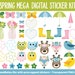 Spring MEGA Digital Sticker Bundle Goodnotes & iPad April - Etsy