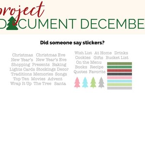 2020 Project Document December Album and Stickers | Goodnotes & iPad ...