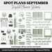Spot Plans September Digital Stickers Goodnotes iPad and - Etsy