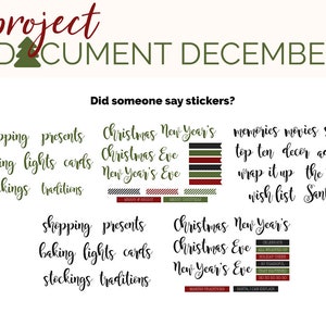 Project Document December Album and Stickers | Goodnotes & iPad ...