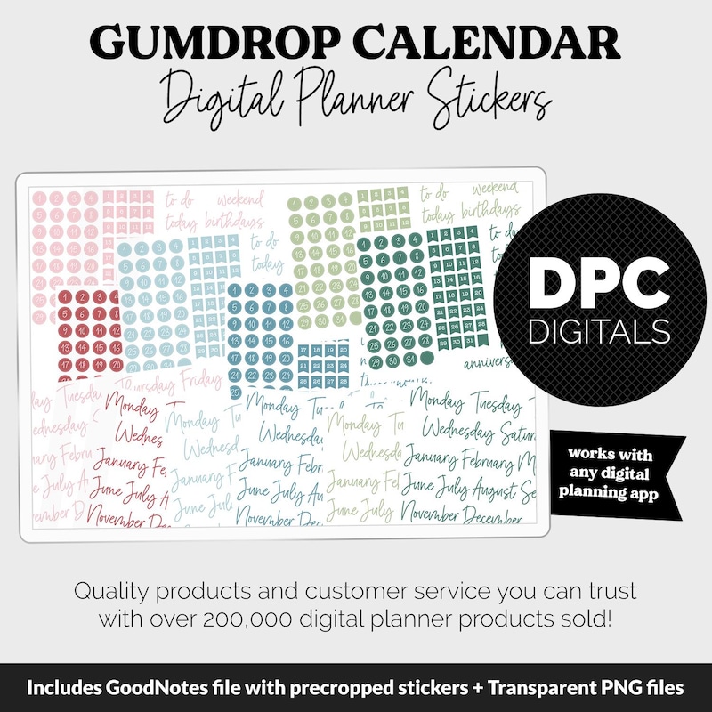 Gumdrop Template - Etsy