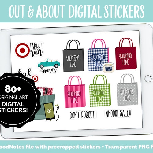 Road Trip Digital Stickers Goodnotes Ipad and Android | Etsy