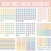 Boho Vibes Digital Sticker Mega Bundle Goodnotes & iPad August, Retro ...