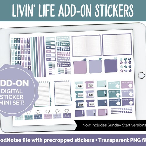 Gnomes Galore Add-on Digital Stickers Goodnotes & Ipad - Etsy