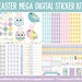 Easter MEGA Digital Sticker Bundle | Goodnotes & iPad | April, Calendar ...