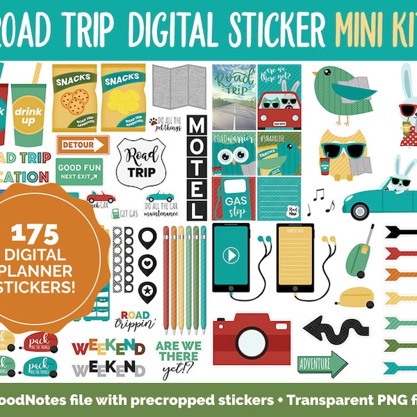 Travel Scrapbooking Stickers - Etsy