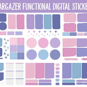 Stargazer Functional Digital Sticker Set | Goodnotes, iPad & Android ...