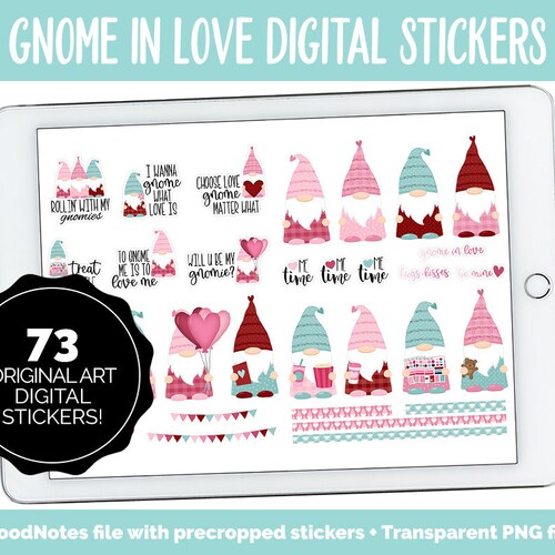 Donut Fun Digital Stickers Goodnotes Ipad and Android - Etsy