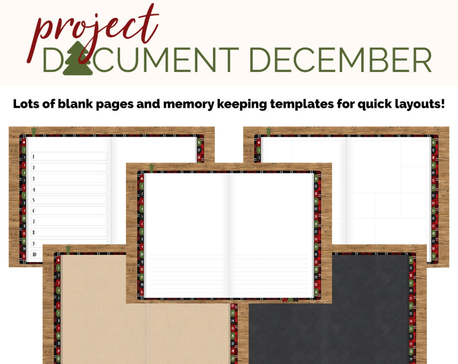 Project Document December Album and Stickers | Goodnotes & iPad ...