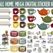 Fall Home Digital Planner Sticker Mega Kit Goodnotes, iPad and Android ...