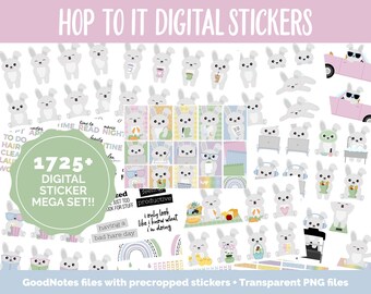 Easter MEGA Digital Sticker Bundle Goodnotes & Ipad April | Etsy
