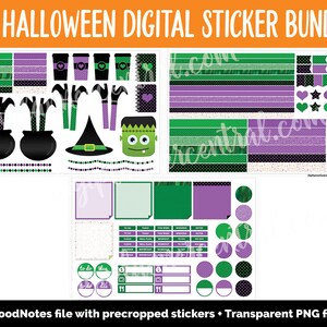 Halloween Digital Sticker Mega Bundle | 700+ | Goodnotes & iPad ...