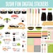 Sushi Fun Digital Stickers Goodnotes, iPad and Android Emoji, Mood ...