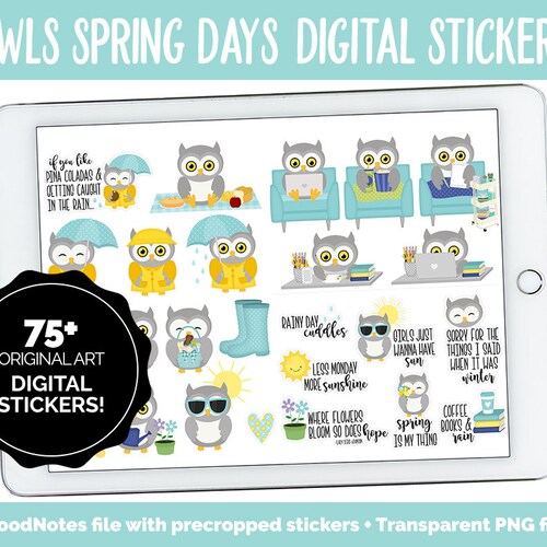 School Days Digital Planner Stickers Goodnotes Ipad and - Etsy