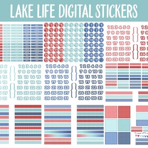 Lake Life Digital Sticker Mega Bundle | iPad & Android | Lakeside Theme ...
