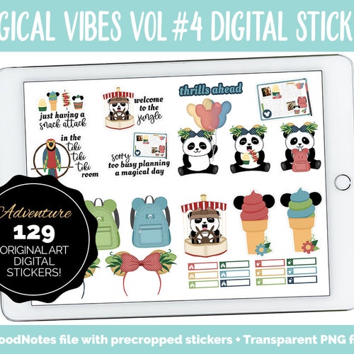 Road Trip Digital Stickers Goodnotes Ipad and Android | Etsy