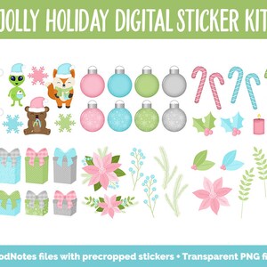 Jolly Holiday Digital Sticker Mega Bundle | iPad & Android | Christmas ...