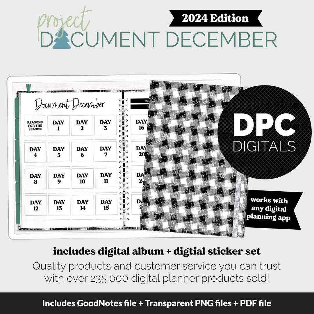 2024 Project Document December Digital Album and Stickers | Gumdrop ...