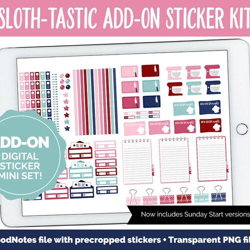 Gnomes Galore Add-on Digital Stickers Goodnotes & Ipad - Etsy