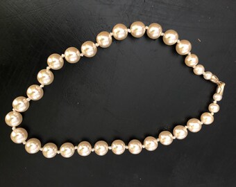 Champagne colored pearls | Etsy