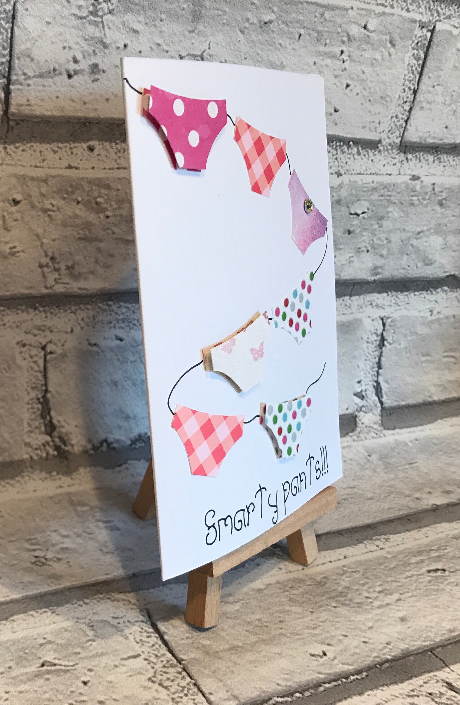 Smarty Pants Card Congratulations Card Well Done Card Etsy