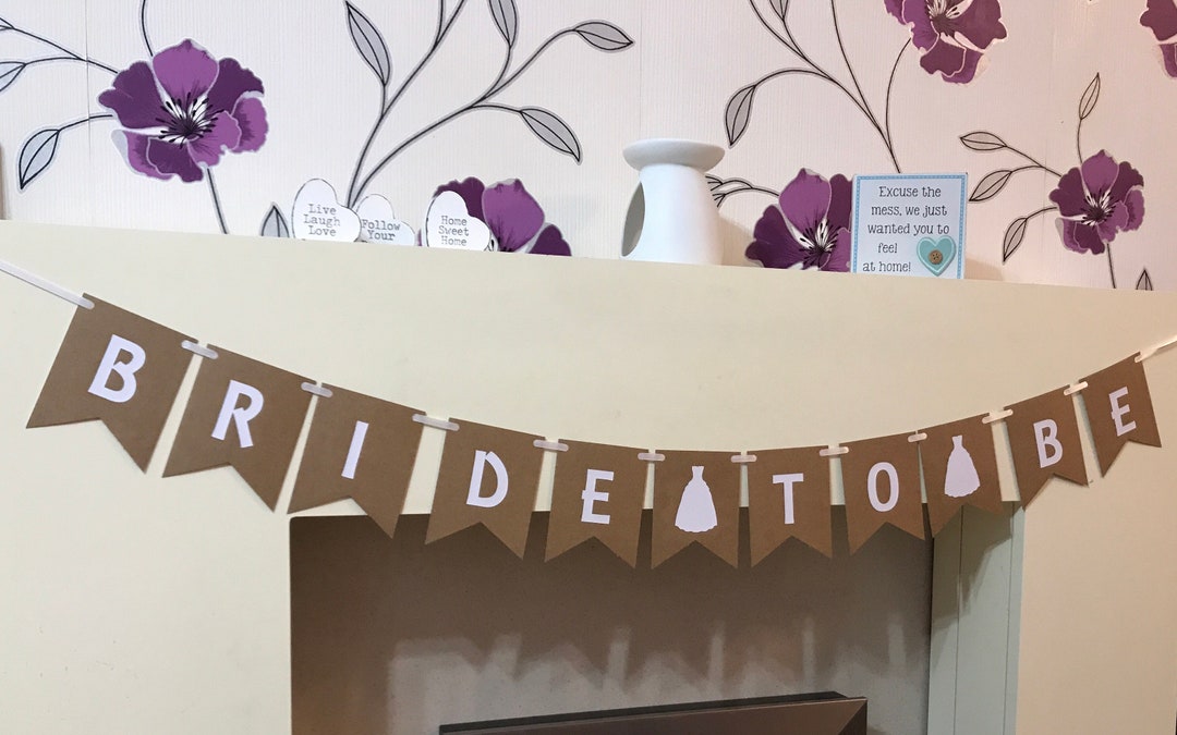 Bride to Be Banner, Bride to Be Party Decoration, Bridal Shower ...