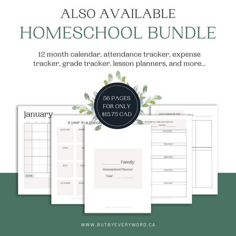 US Attendance Record 2023 - 2024 | Printable Homeschool Attendance ...