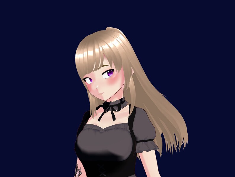 Pre-made 3D Vtube Model READY TO USE - Etsy