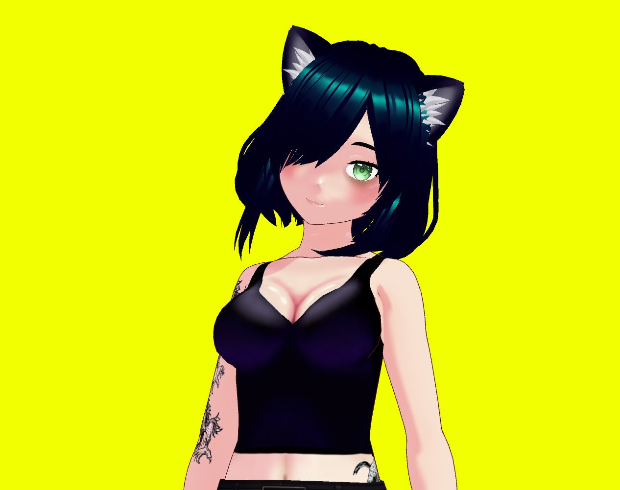 Pre-made 3D Vtube Model READY TO USE - Etsy