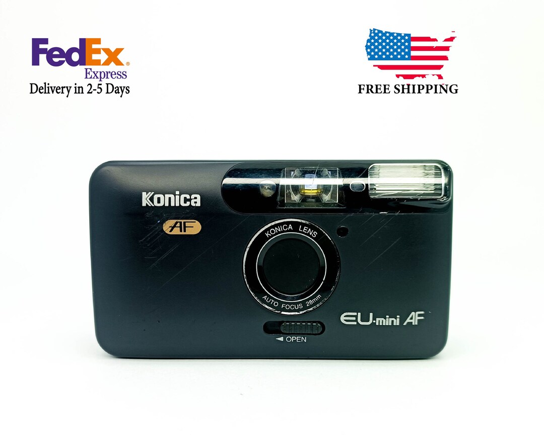 Konica EU Mini AF 35mm Film Camera Point and Shoot Small Compact Camera ...