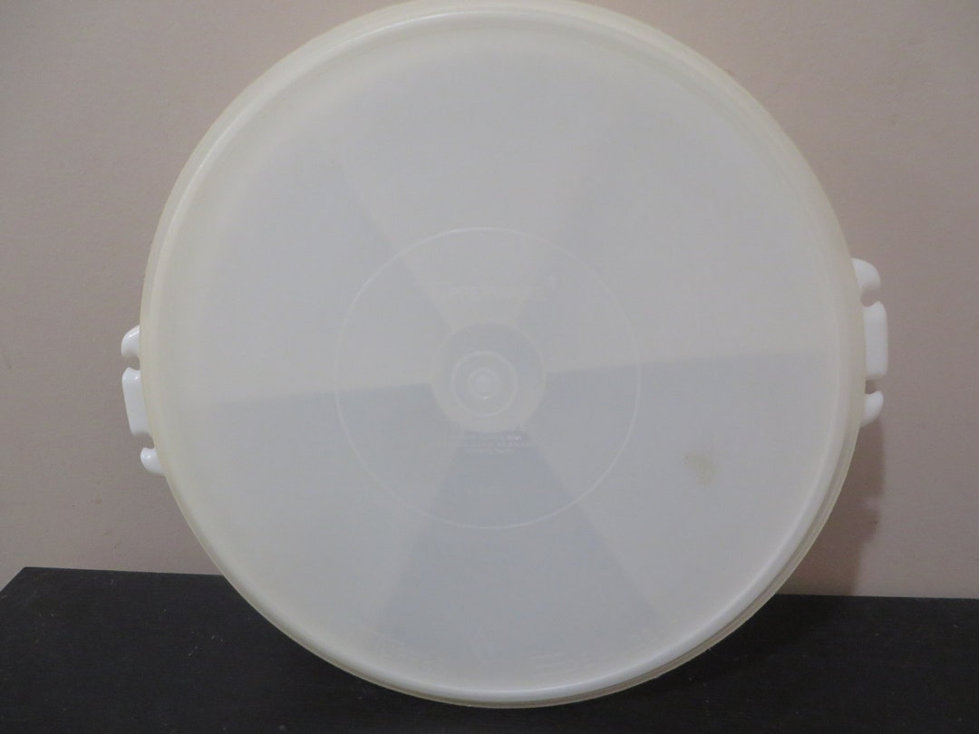Vintage Tupperware Party Susan Divided Serving Tray & Lid - Etsy