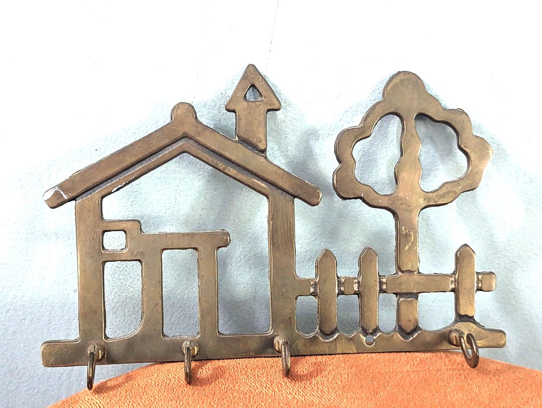 Brass House Key Hook - Etsy