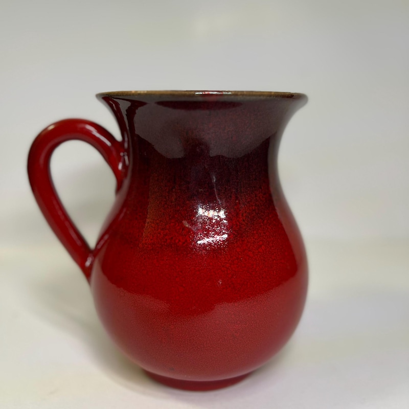 Red Ceramic Pitcher - Etsy