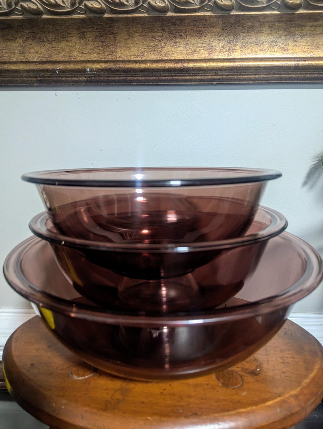 Vintage Cranberry Pyrex Mixing Bowls, Set of 3 - Etsy