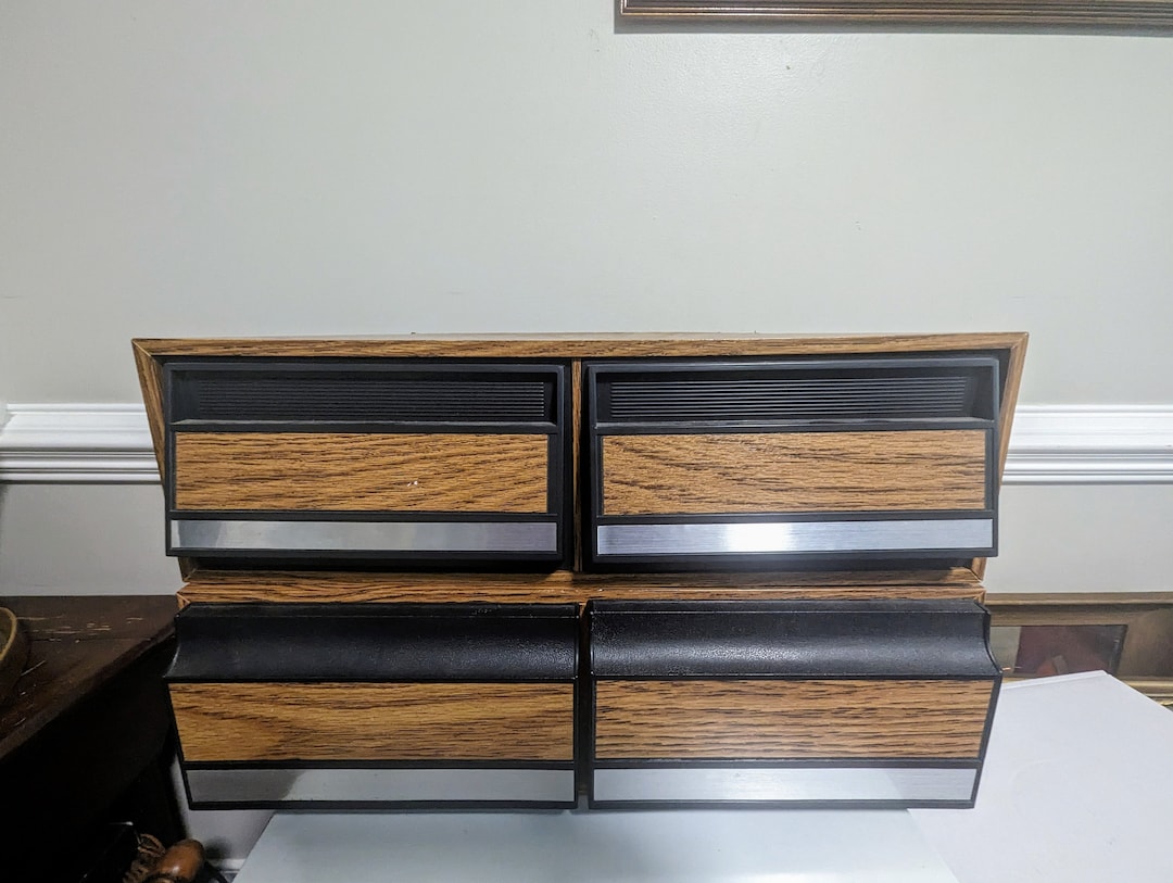 Vintage VHS Video Cassette Storage Cabinet With 4 Drawers - Etsy