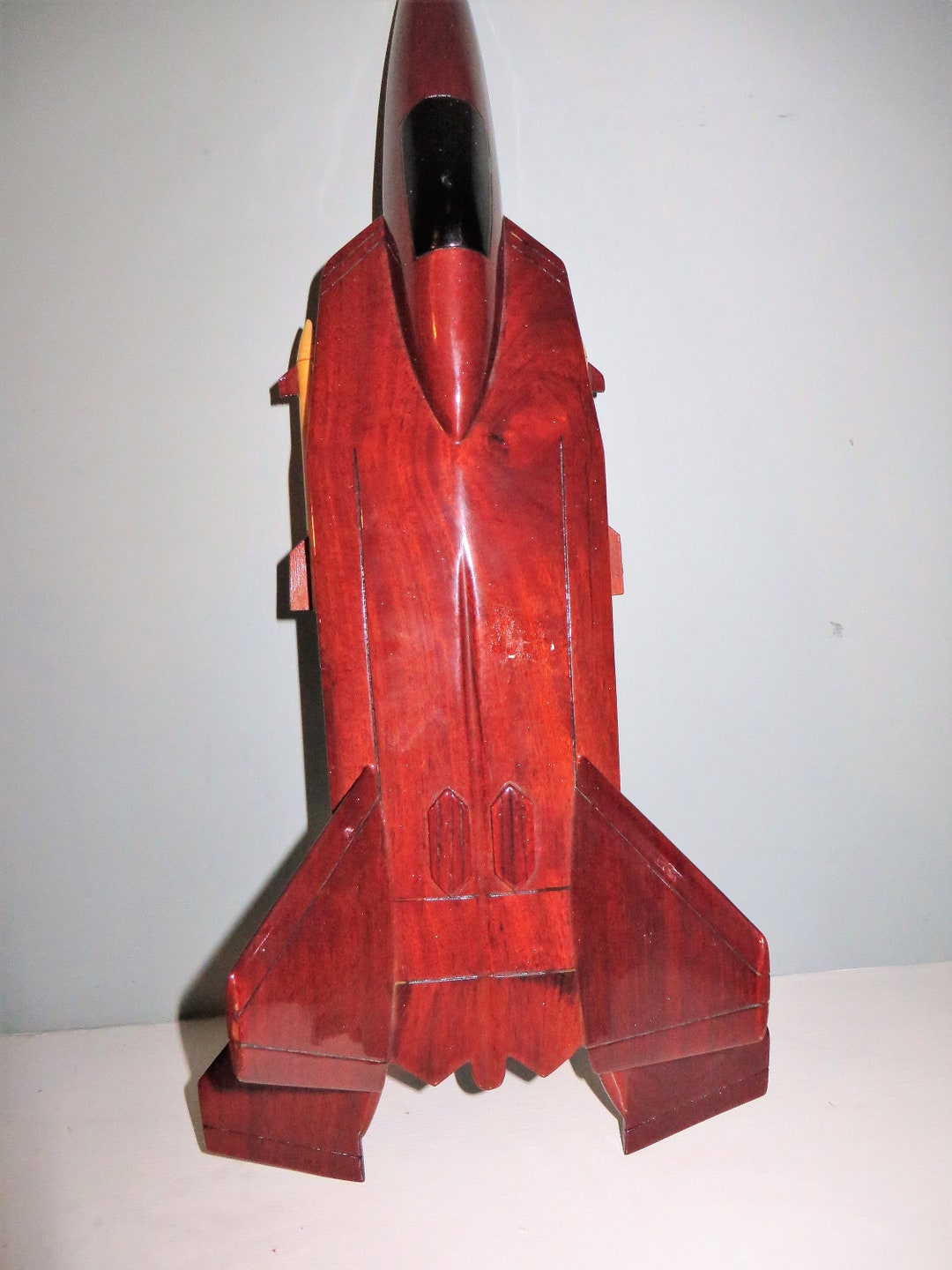 Vintage Wood Airplane Made in Vietnam, Wood Jet Plane, Airplae - Etsy