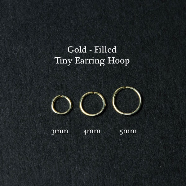 5mm Gold Hoop - Etsy